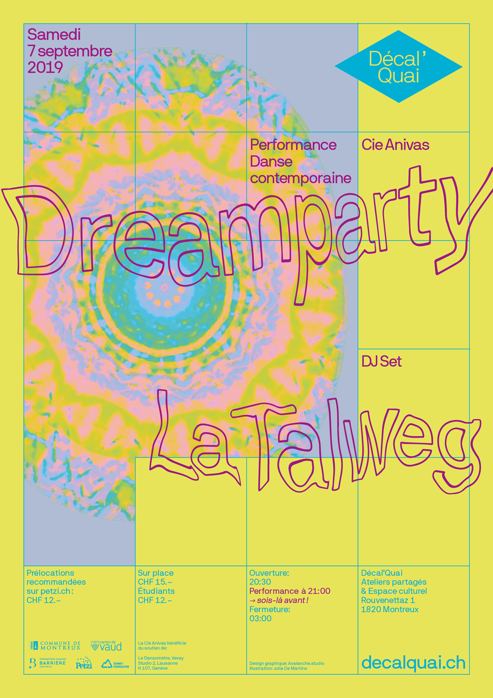 Dreamparty par CieAnivas + La Talweg – Décal'Quai / Quai'Son