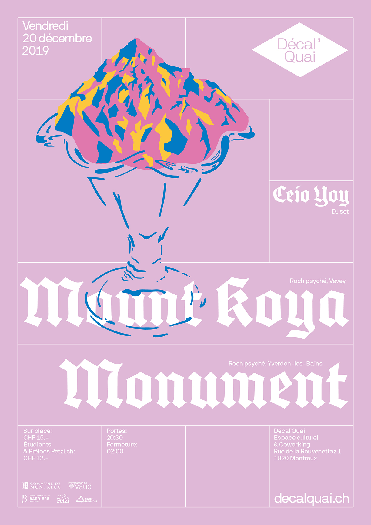 Mont Koya + Monument – Décal'Quai / Quai'Son